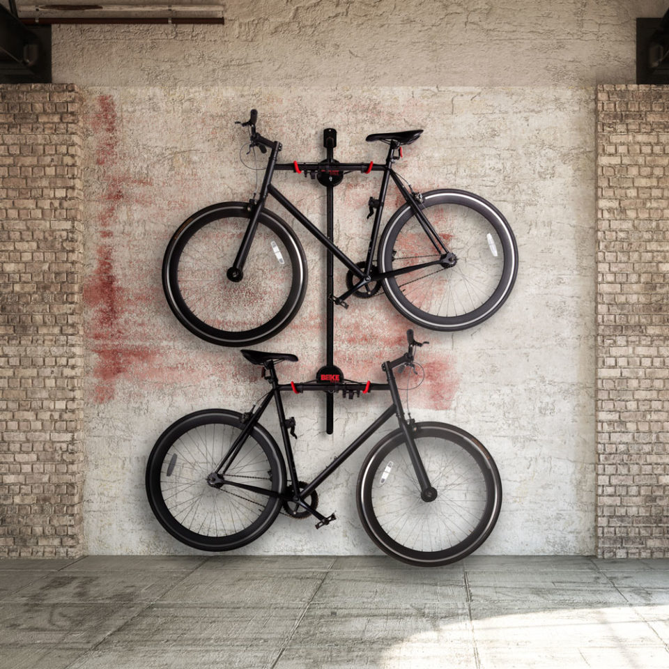 Bike Tree Dual – Two Bicycle Wall Mounted Storage Hub for Any Bikes